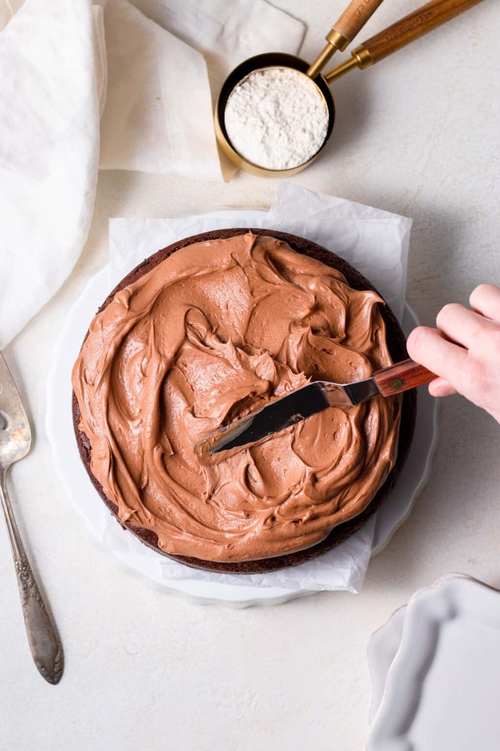 Super Moist One-Layer Chocolate Cake - Sarah's Day Off