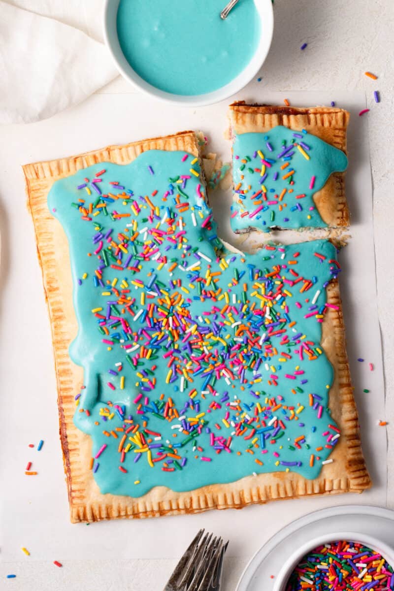 Giant Blueberry Pop Tart - Sarah's Day Off